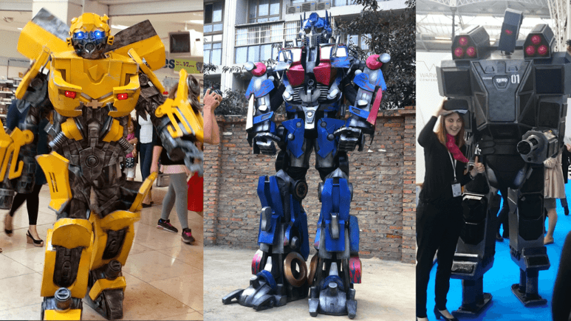 Hire The Transformers - Optimus Prime & Bumble Bee FOR HIRE
